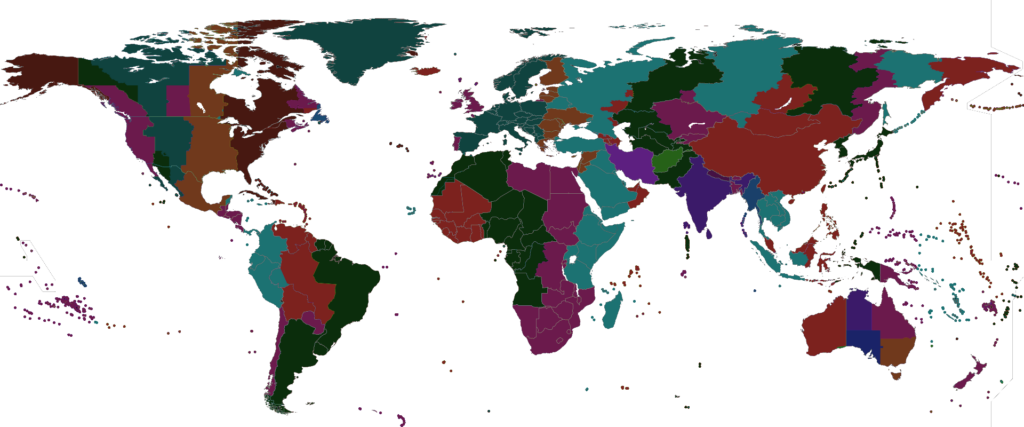 Physical Map Of Middle East Time Zones Map World